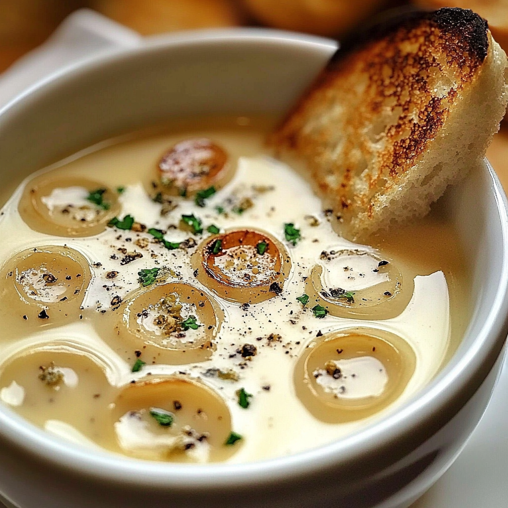 Amazing Country French Garlic Soup for Cozy Comfort