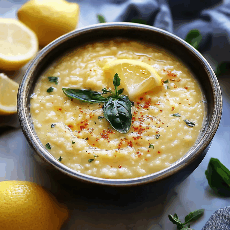 Amazing Lebanese Lemon Lentil Soup for Ultimate Comfort