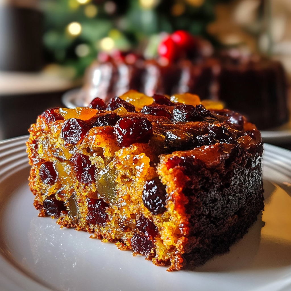 Amazing Christmas Fruit Cake with Brandy for the Holidays