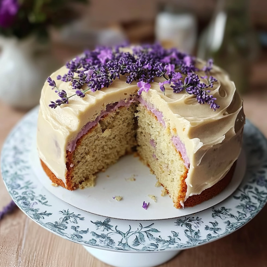 Amazing Earl Grey Tea Cake with Lavender Buttercream Delight