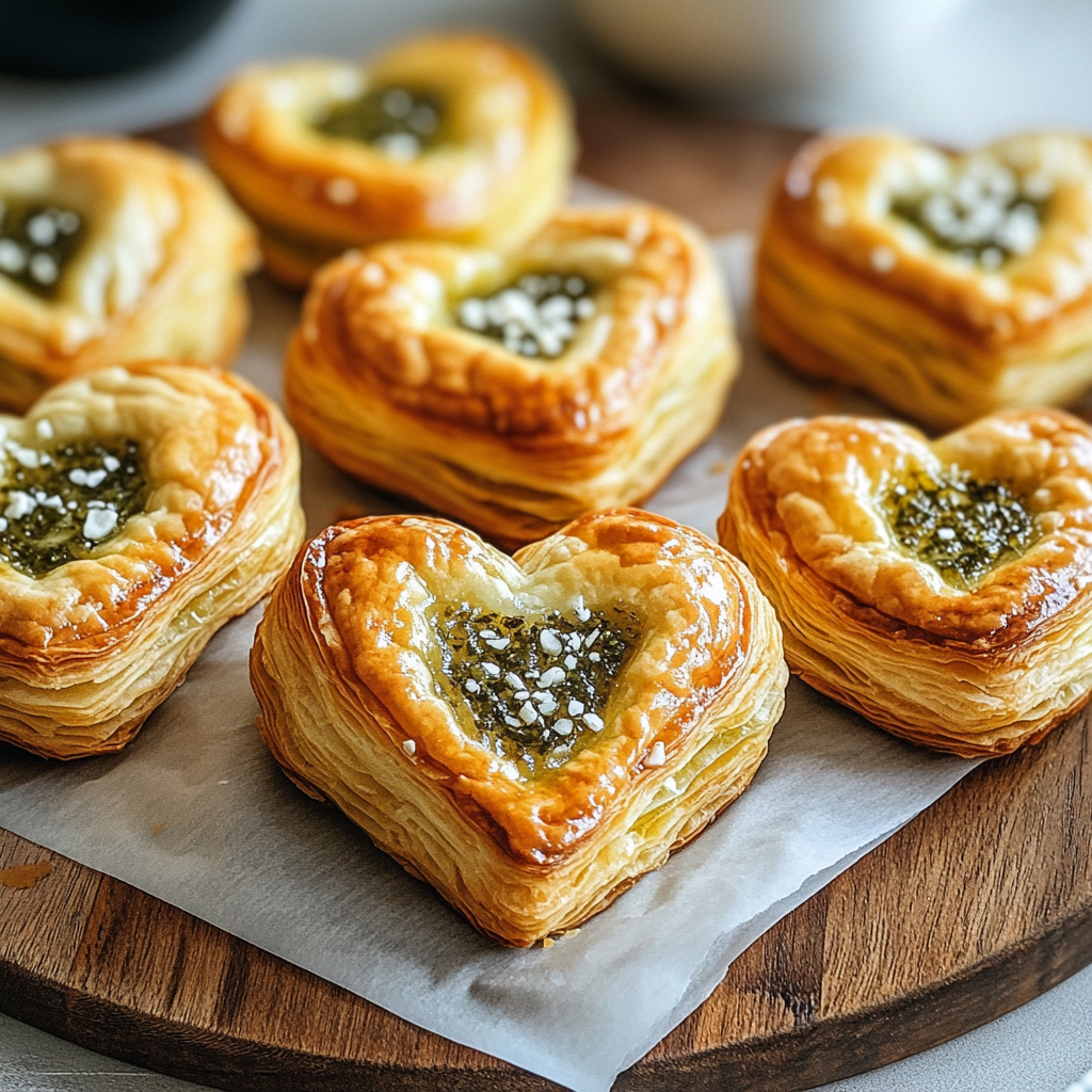 Amazing Heart-Shaped Puff Pastry Bites for Delightful Treats