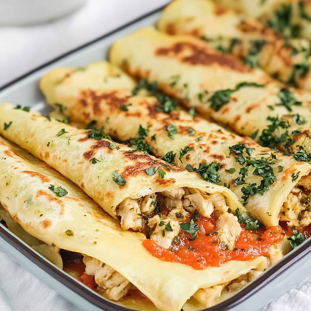 Amazing Pesto Chicken Crepes for Incredible Flavor Bliss
