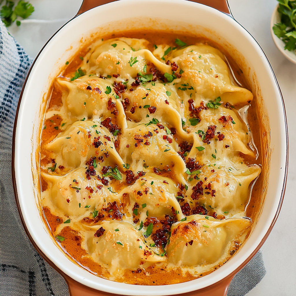 Amazing Viral Trader Joe's Dumpling Bake for Mouthwatering Flavor
