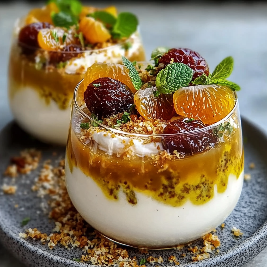Amazing Lebanese Date & Orange Blossom Mousse Delight