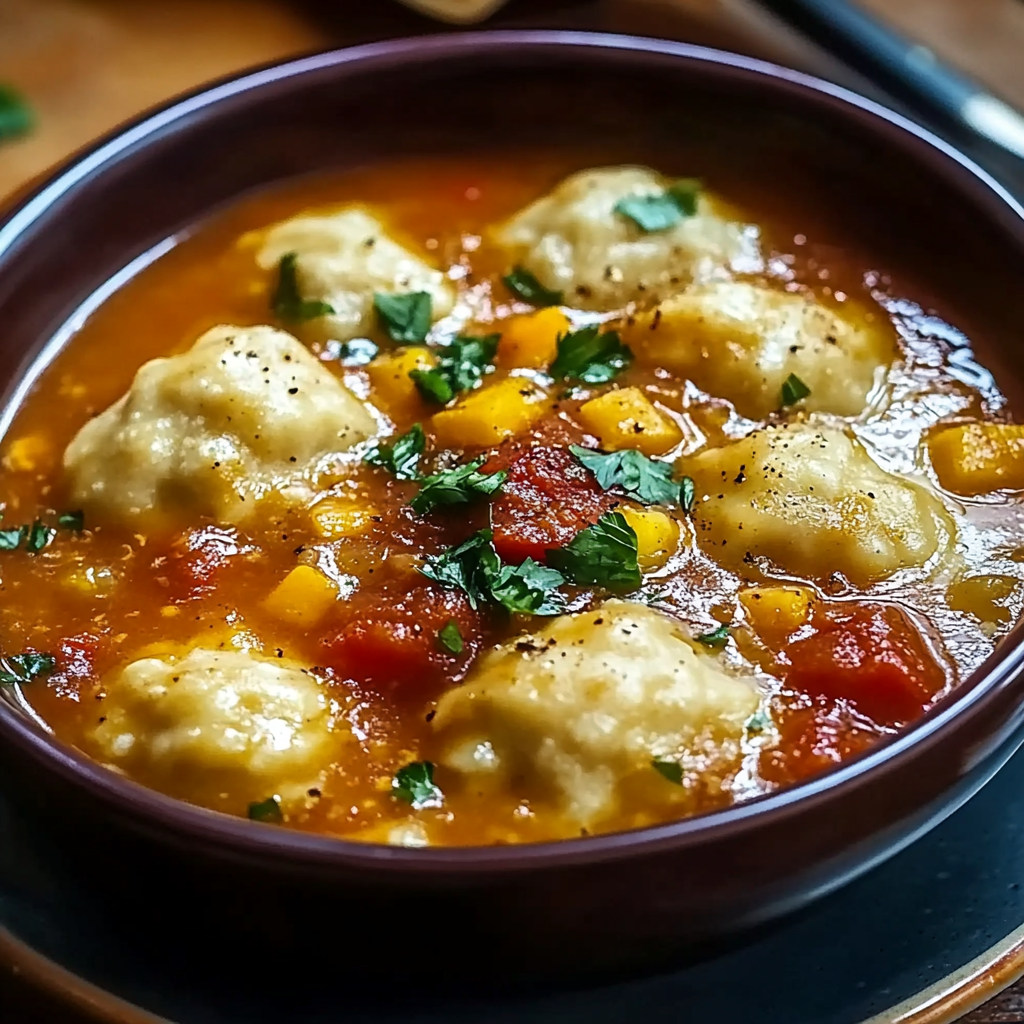 Amazing Tamale Soup with Tamale Dumplings for Comfort