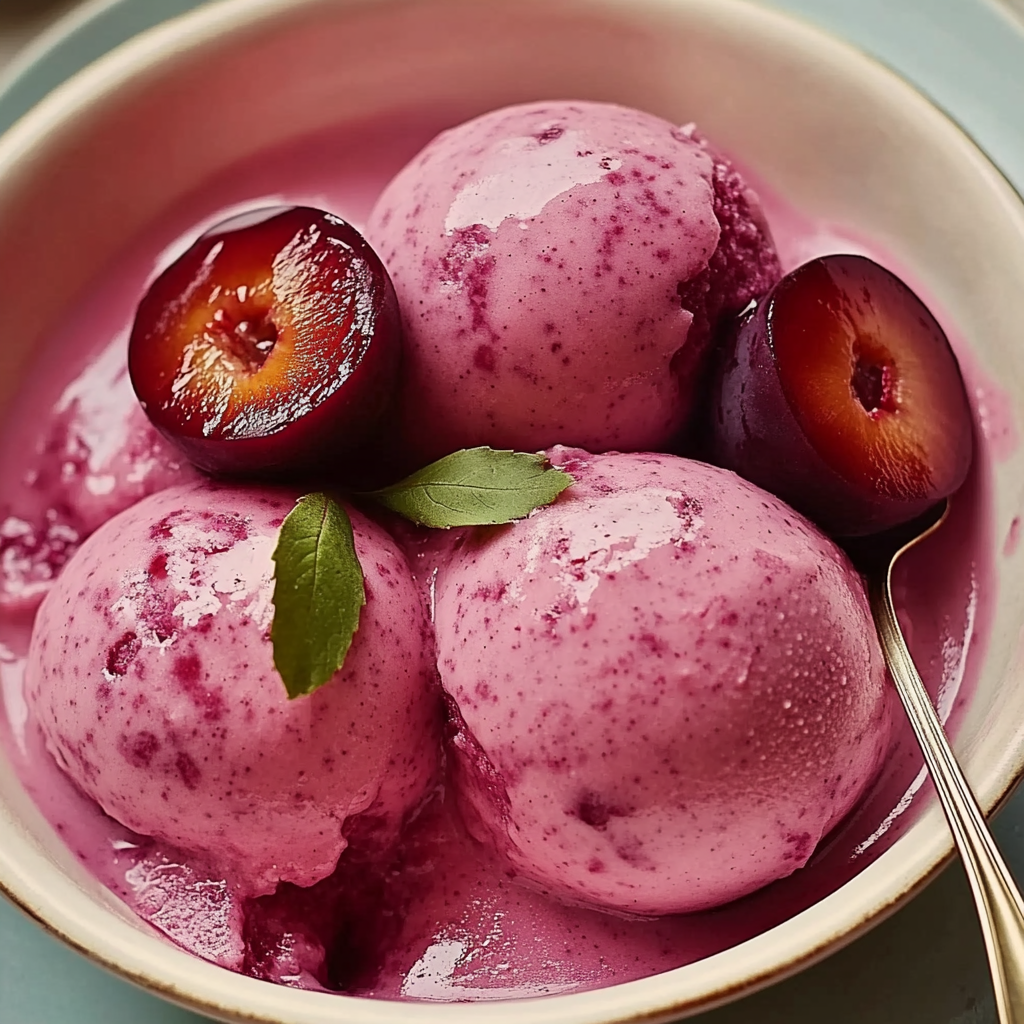 Incredible Cardamom Plum Sorbet for a Delicious Summer Treat