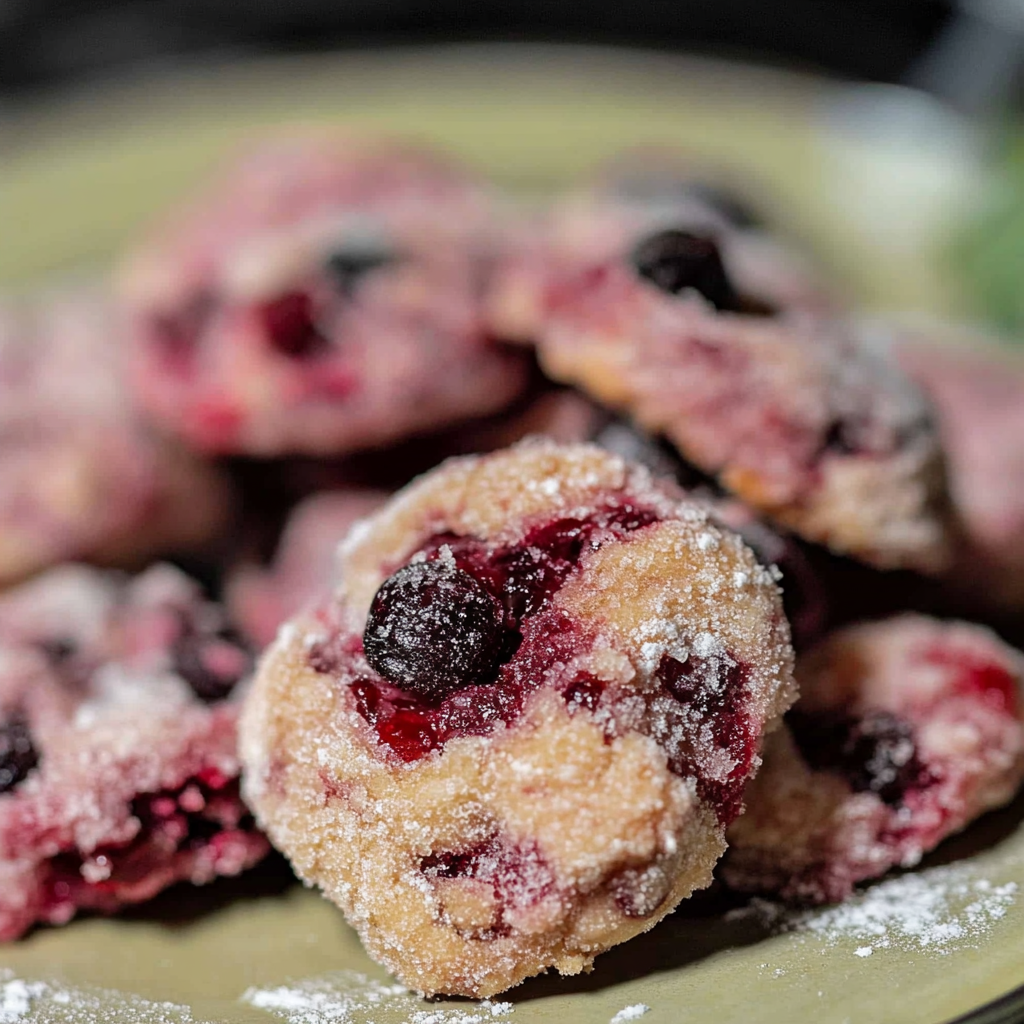 Amazing Sparkling Sugarplum Cranberry Cookies Delight